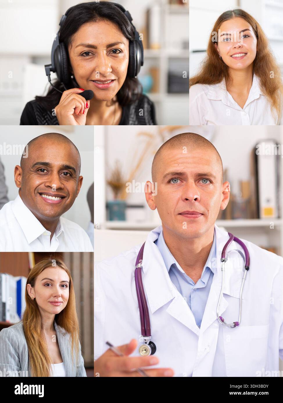 Vertical video portrait doctor hi-res stock photography and images - Alamy