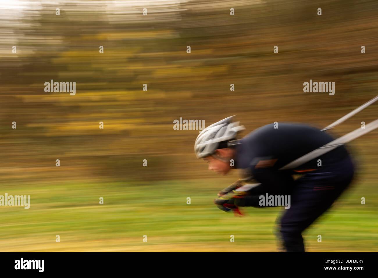 Biathlete Maksym Kravchenko, 17, trains at the ski base in Chernihiv ...