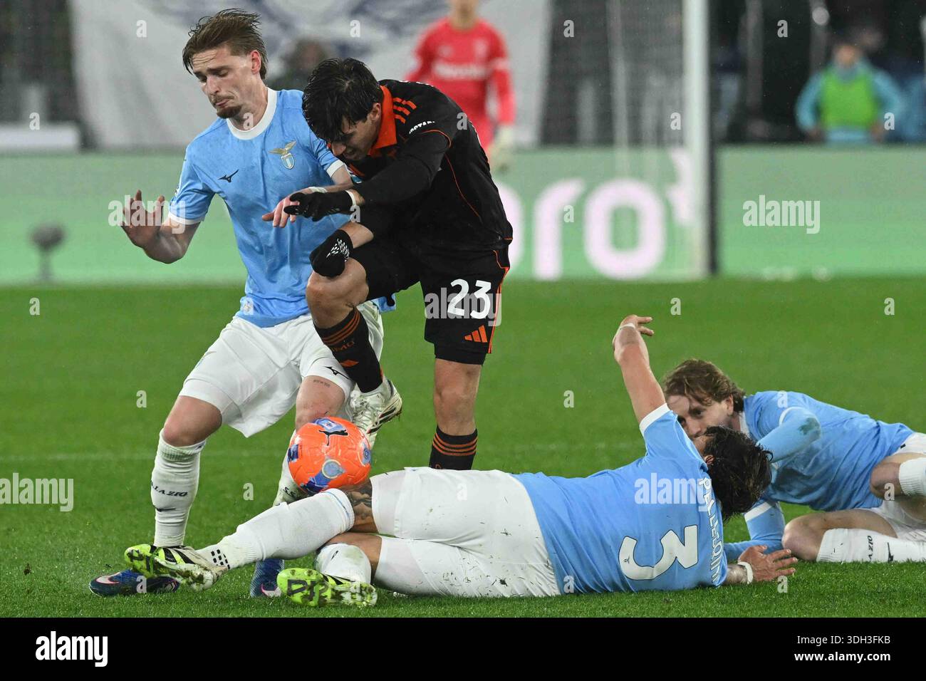 Rome, Italy. 19th Jan, 2026. Maximo Perrone of Como 1907 c23#2 during ...