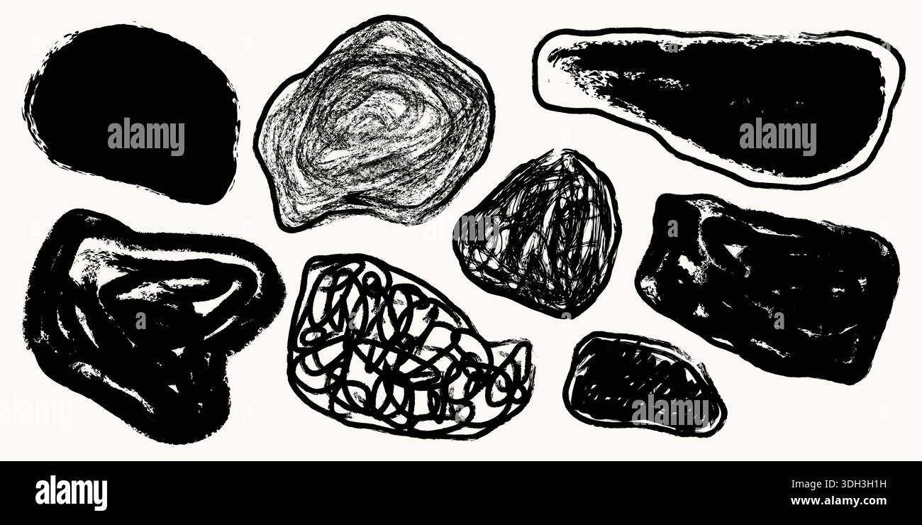 Organic shapes background hand Stock Vector Images - Alamy