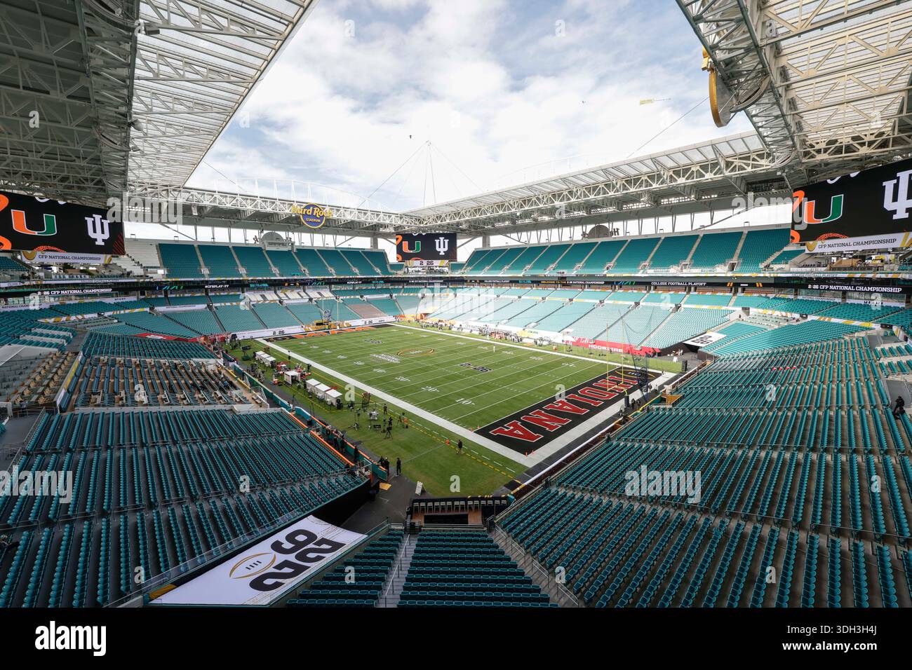 Miami, FL USA: A general image of the field prior to the CFP National ...