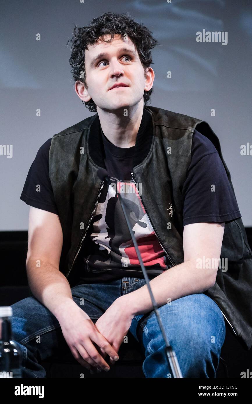 London, UK. 19th Jan, 2026. Harry Melling on stage at Mark Kermode in ...