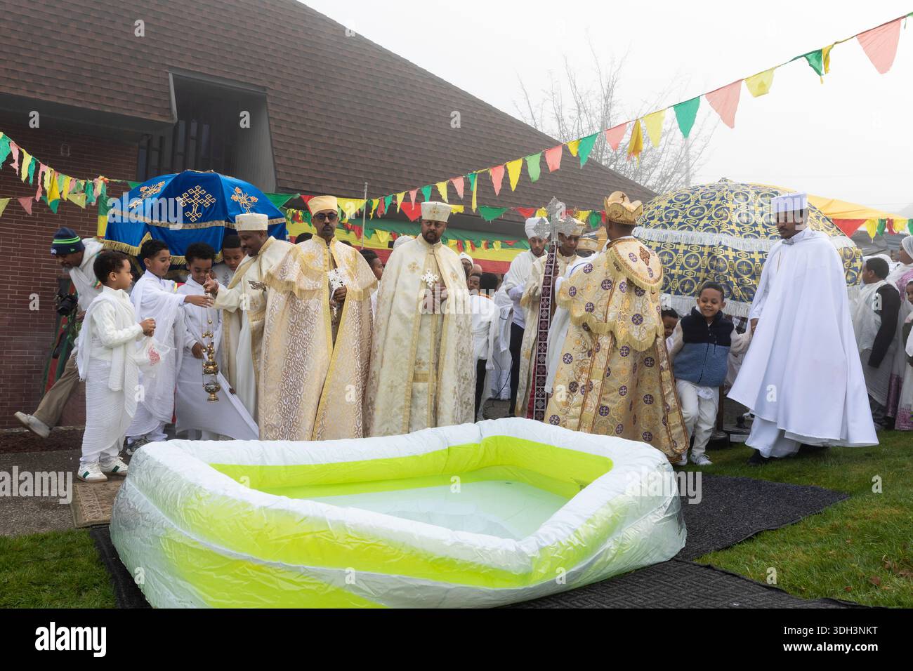 Seattle, Washington, USA. 19 January 2026. Religious officials and ...