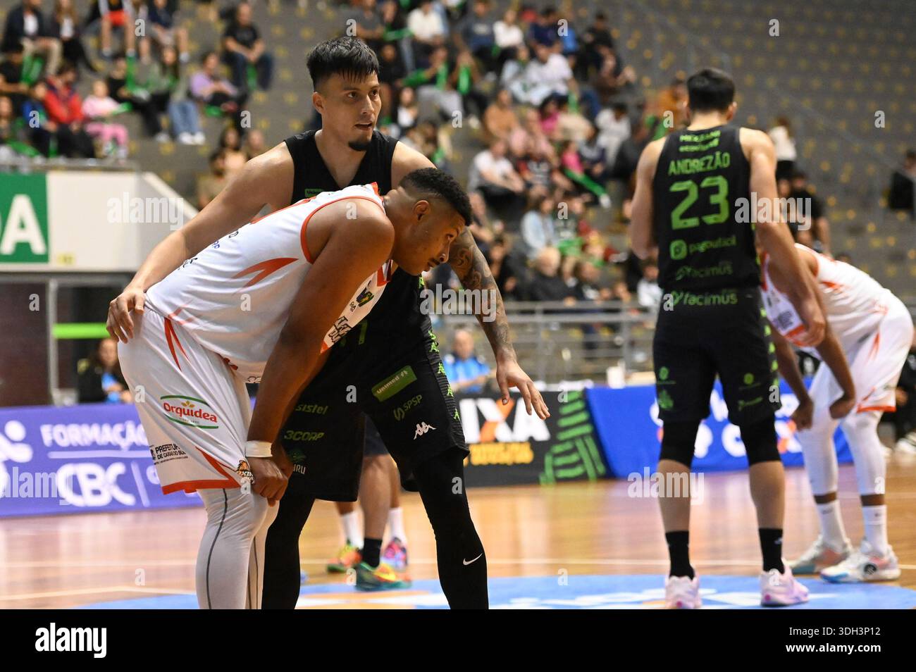 Caxias Do Sul, Brazil. 19th Jan, 2026. Images from the basketball game ...