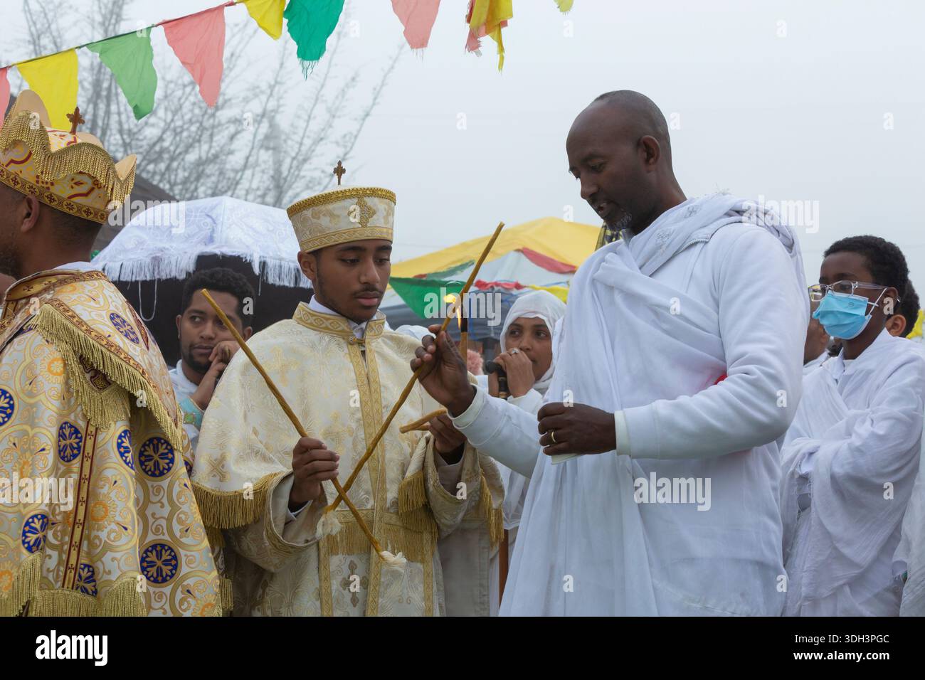 Seattle, Washington, USA. 19 January 2026. Religious officials prepare ...