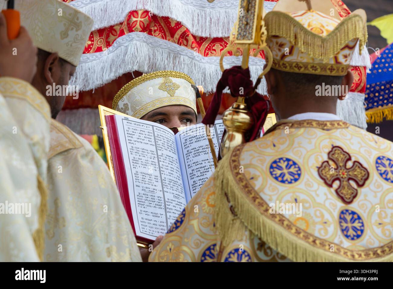 Seattle, Washington, USA. 19 January 2026. Religious officials read ...