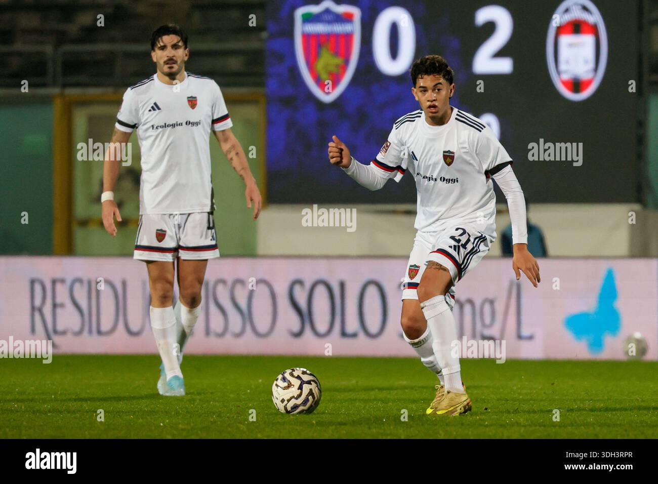during the Serie C football match between Cosenza and Crotone at San ...