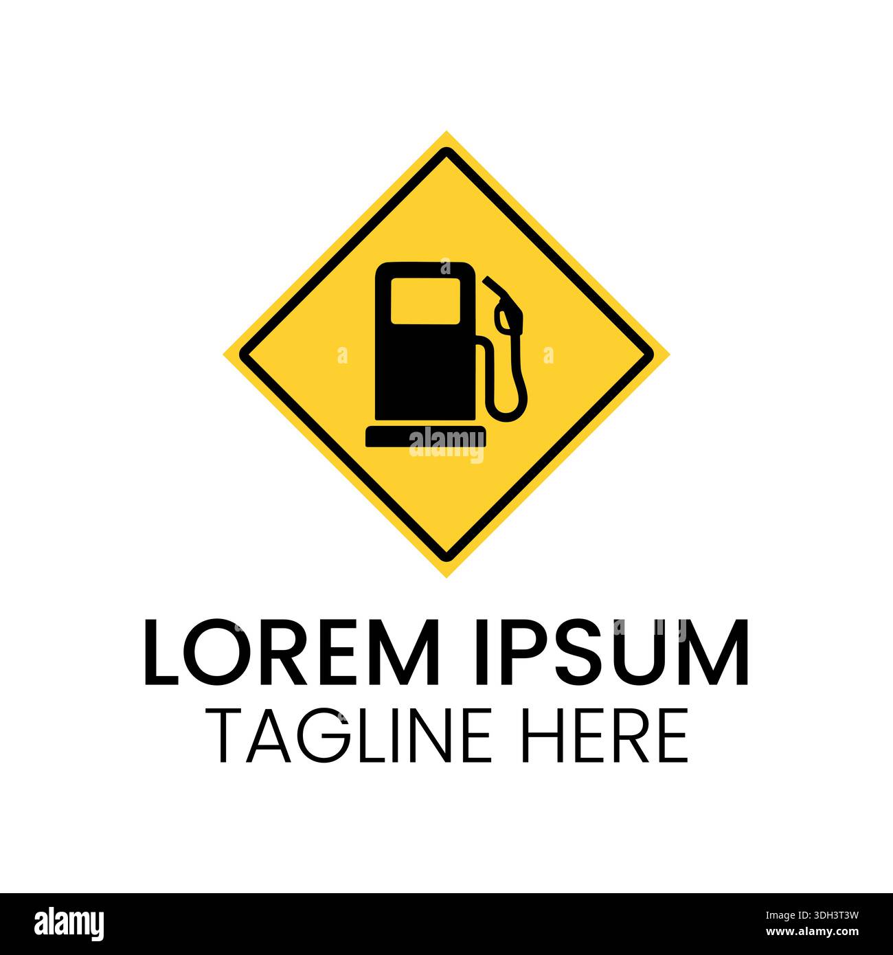 Fuel station signage Cut Out Stock Images & Pictures - Alamy