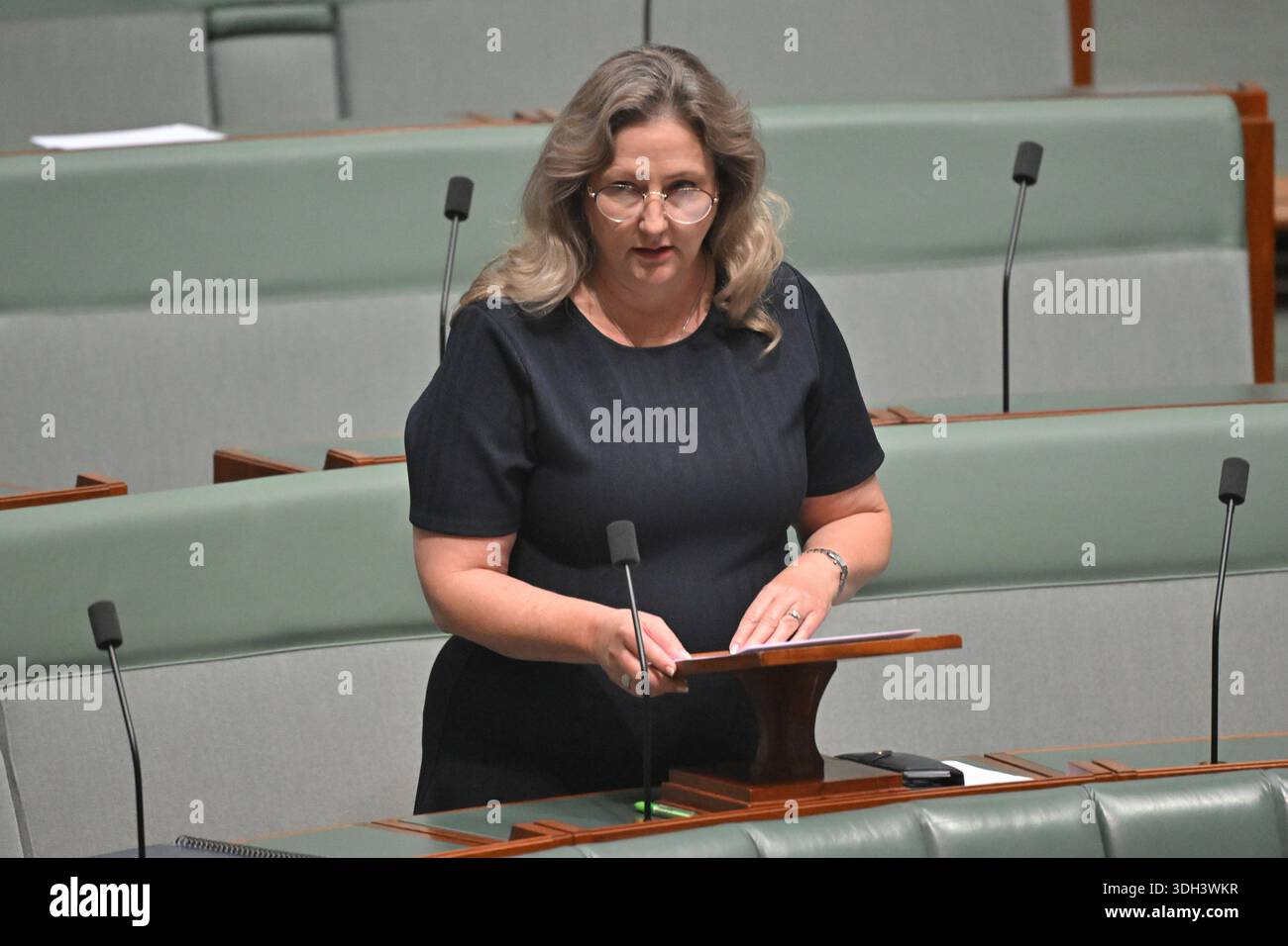 Centre Alliance member for Mayo Rebekha Sharkie speaks on the ...