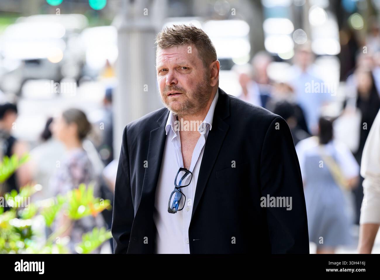 Jason Easson arrives at Downing Centre Court, Sydney, Tuesday, January ...