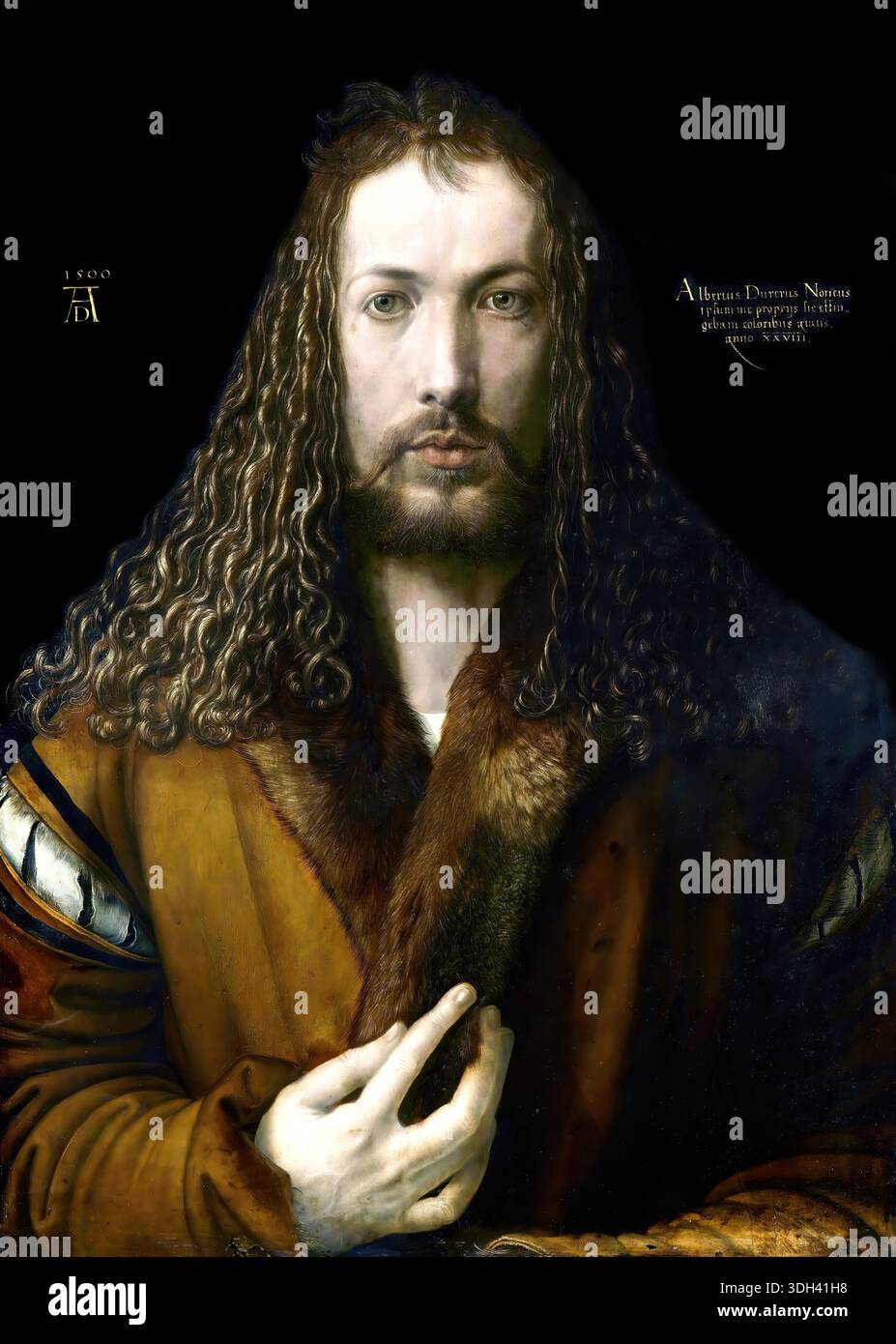 Portrait painting 15th century Stock Vector Images - Alamy