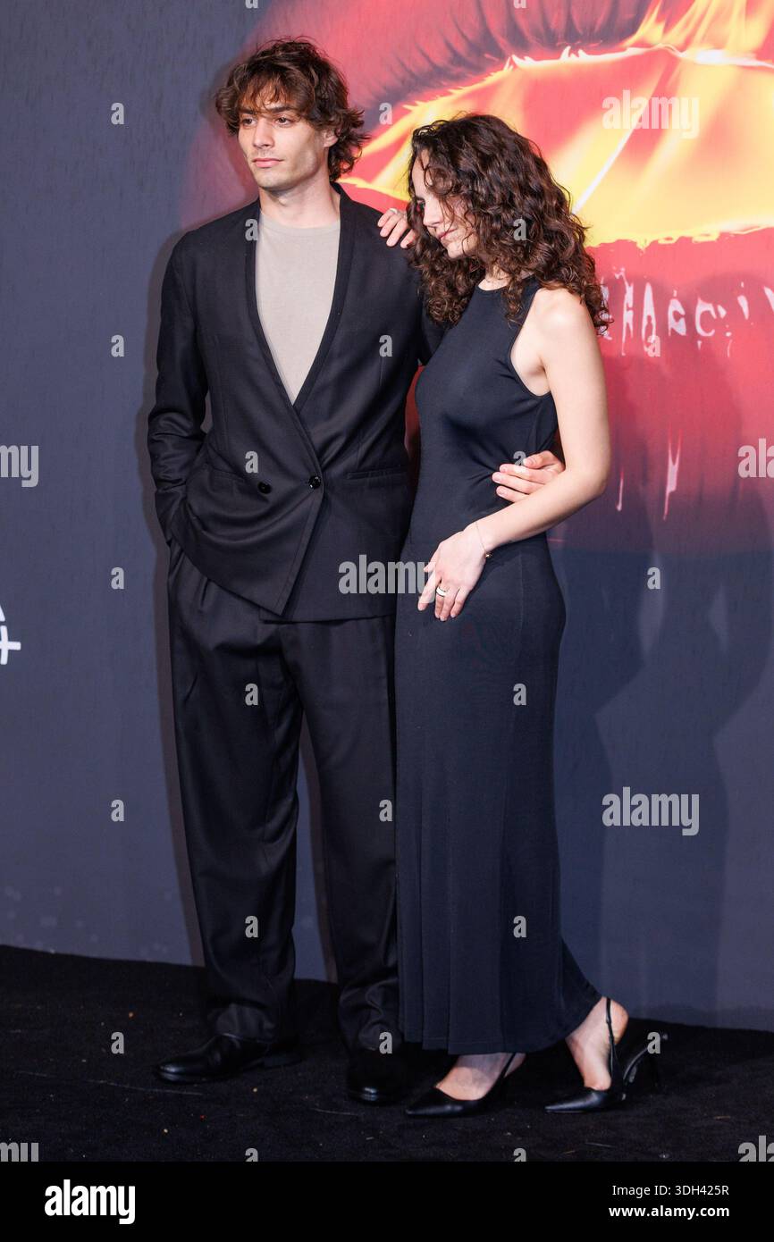 Alberto Rossi and Giorgia Gambuzza attend the red carpet of the movie ...