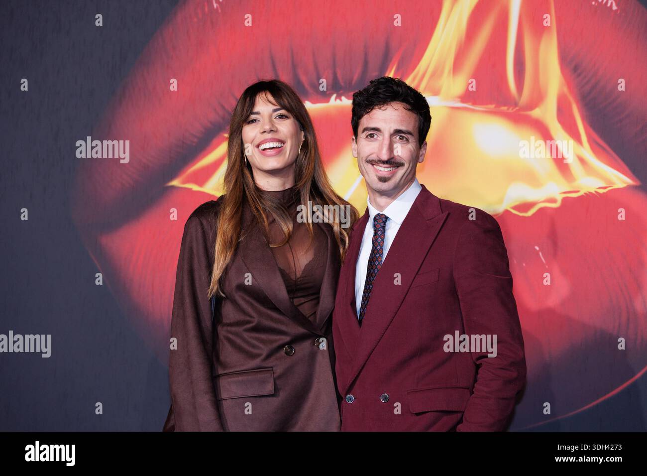 Rome, Italy. 19th Jan, 2026. Tania Bambaci and Samuel Peron attend the ...