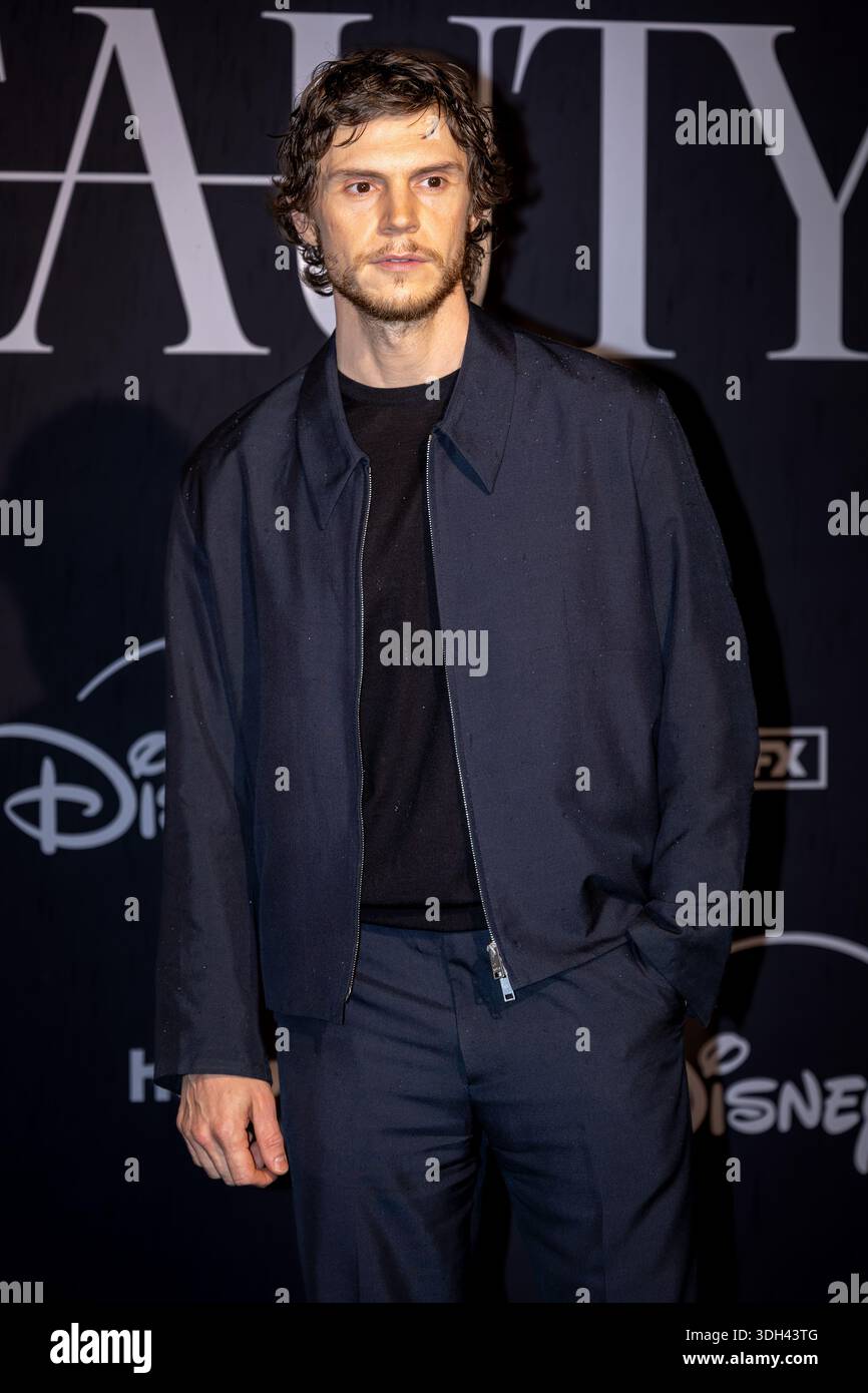 Rome, Italy - January 19, 2026: Actor Evan Peters attends the red ...