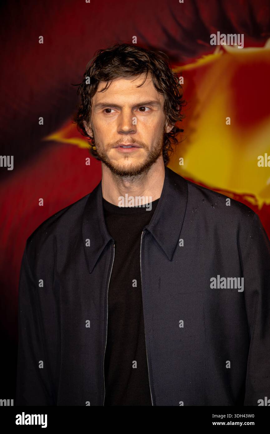 Rome, Italy - January 19, 2026: Actor Evan Peters attends the red ...