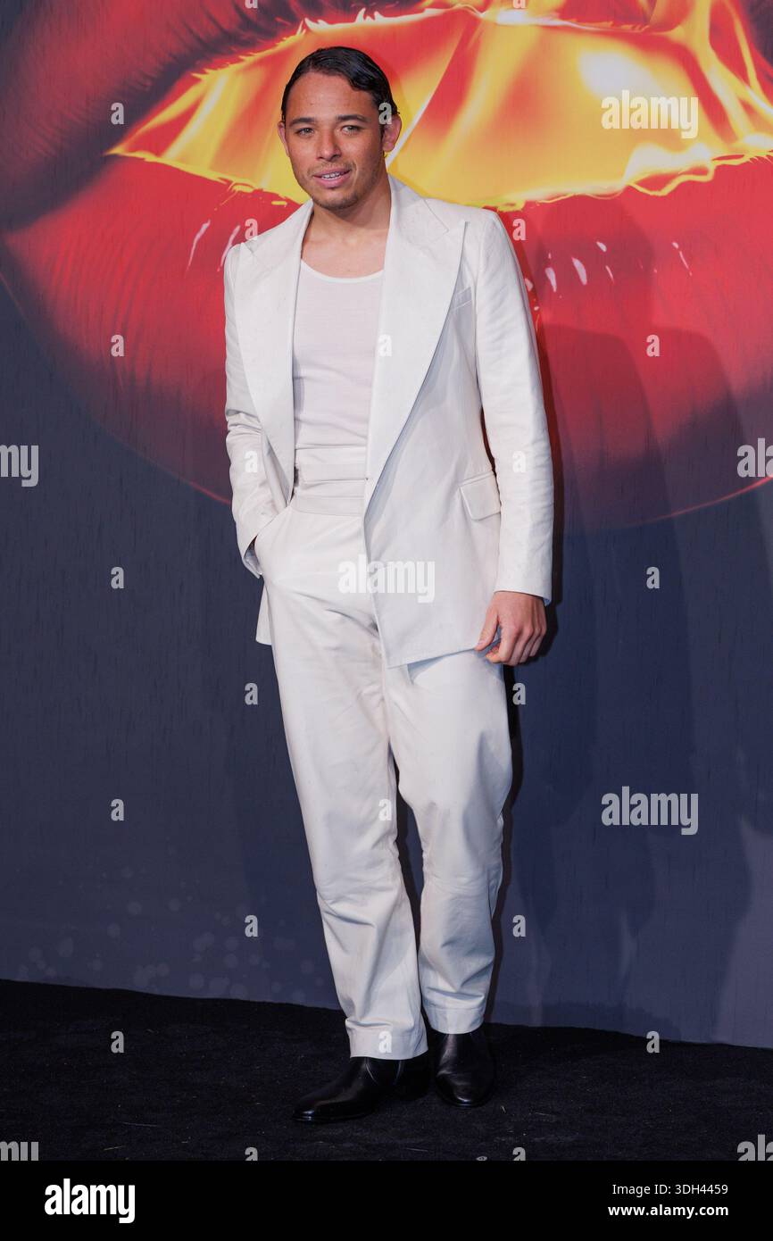 Rome, Italy. 19th Jan, 2026. Anthony Ramos attends the red carpet of ...