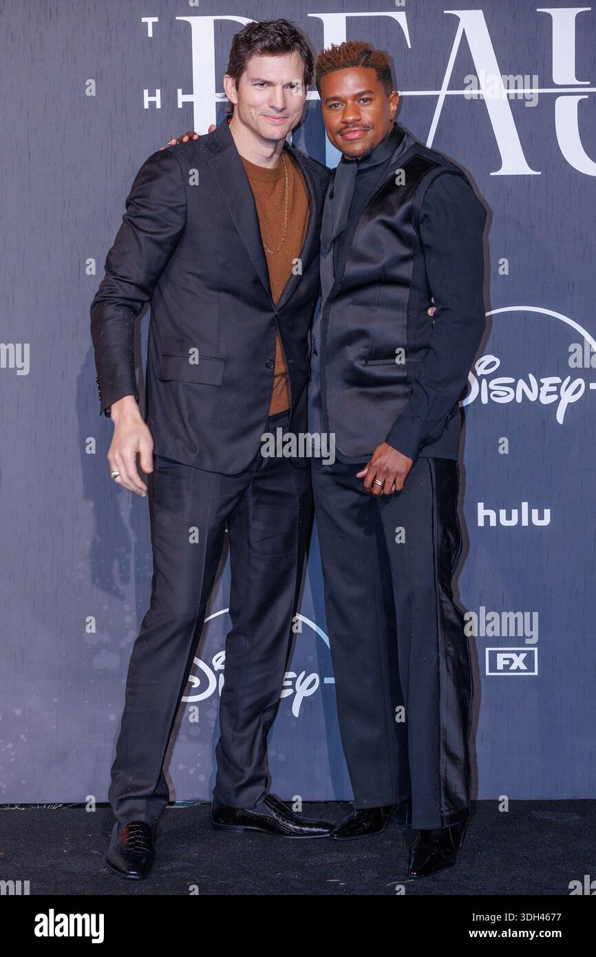 Rome, Italy. 19th Jan, 2026. Ashton Kutcher and Jeremy Pope attend the ...