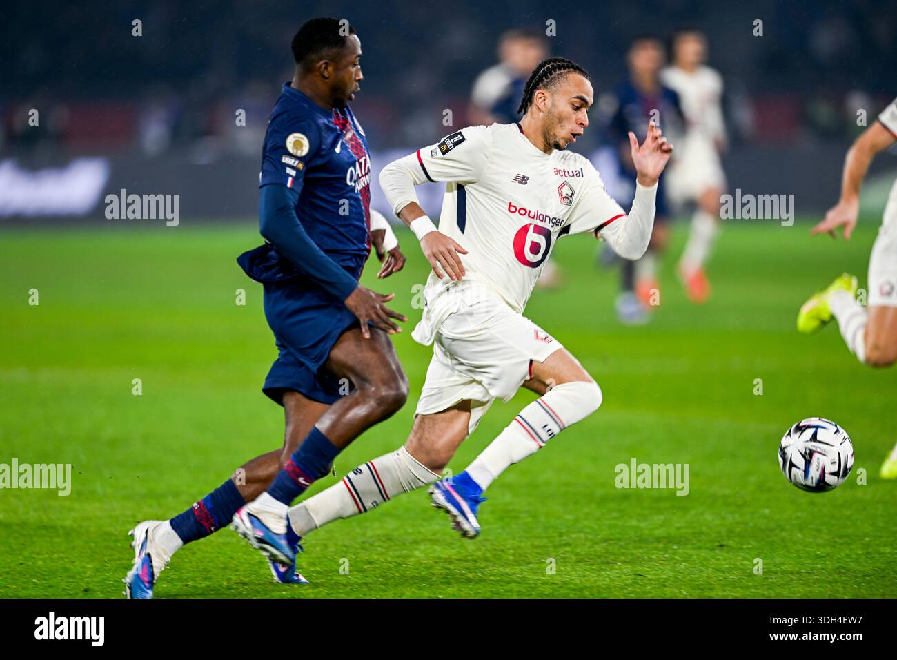 Ethan Mbappe during the Ligue 1 football (soccer) match Paris Saint ...