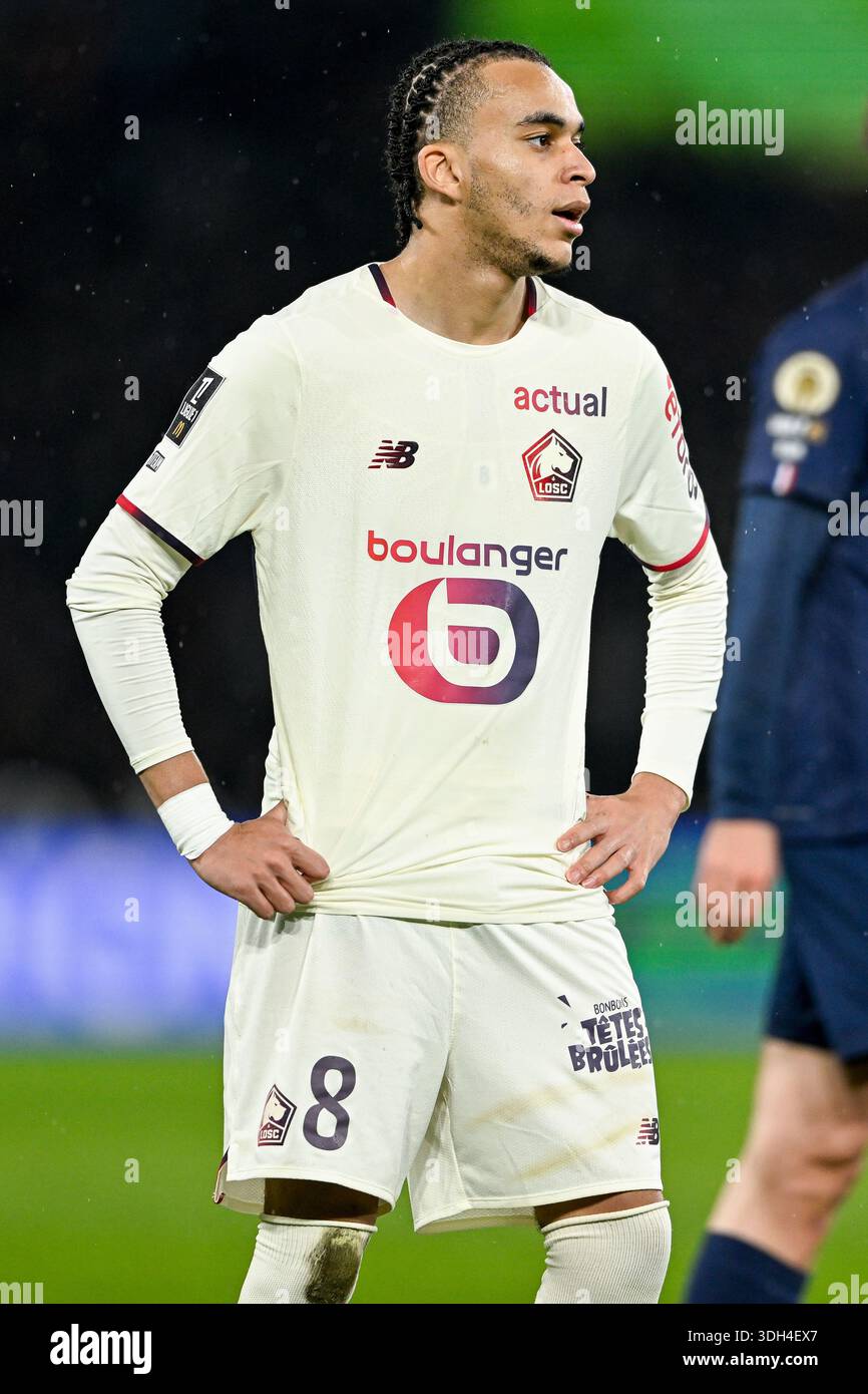 Ethan Mbappe during the Ligue 1 football (soccer) match Paris Saint ...