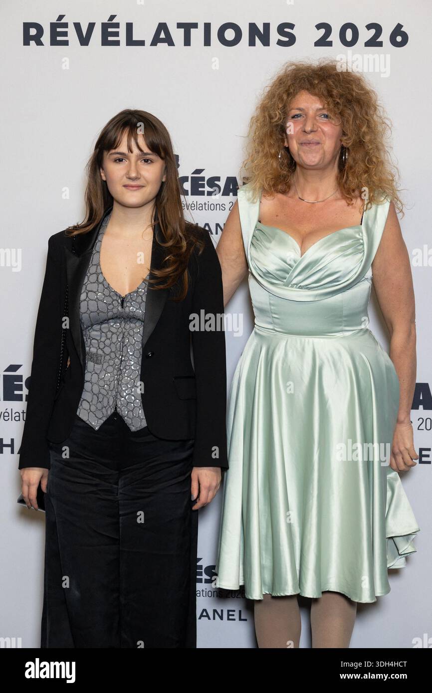 Patience Munchenbach, Baya Kasmi attends the 'Cesar - Revelations 2026 ...