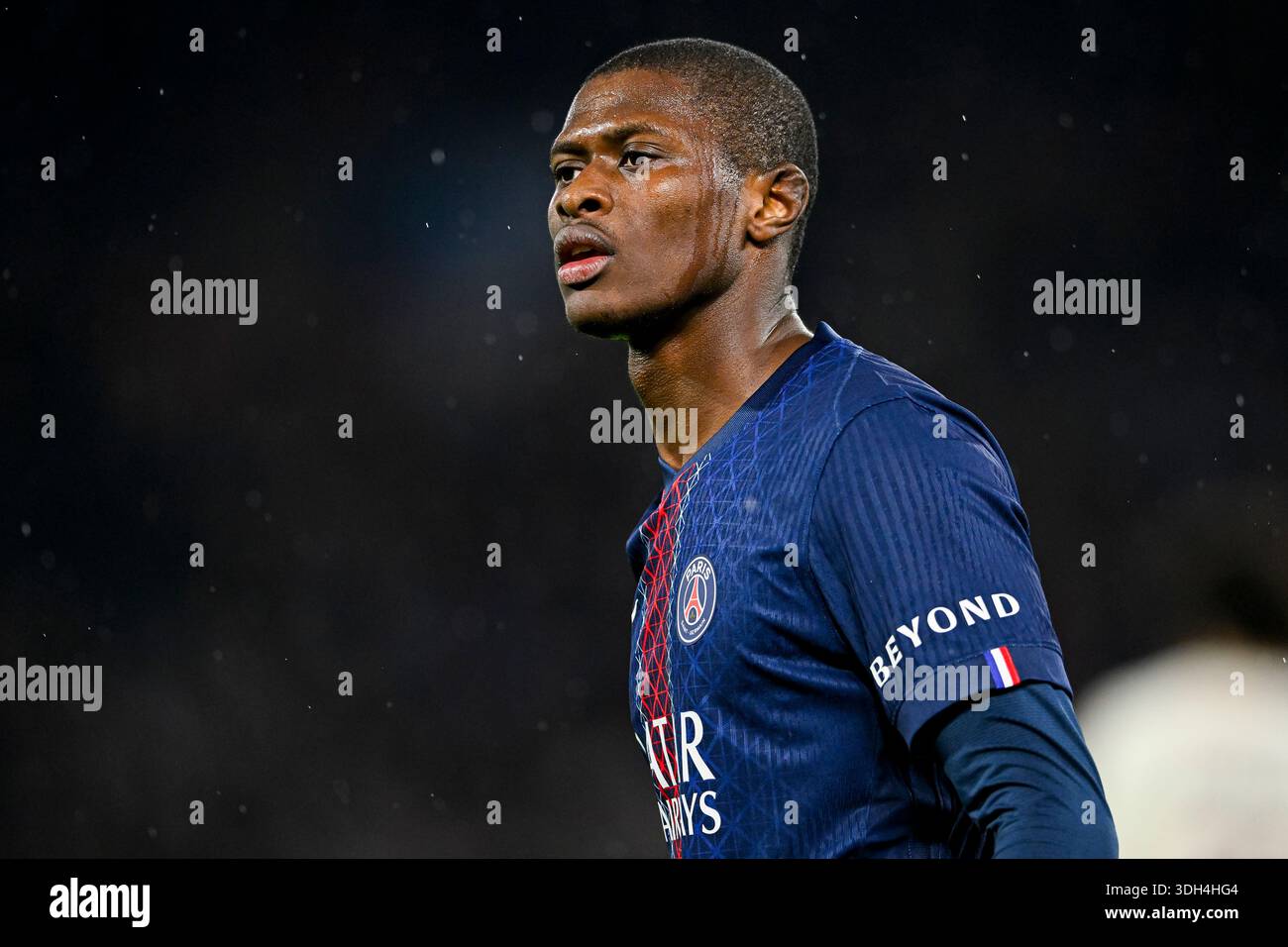 Nuno Mendes during the Ligue 1 football (soccer) match Paris Saint ...