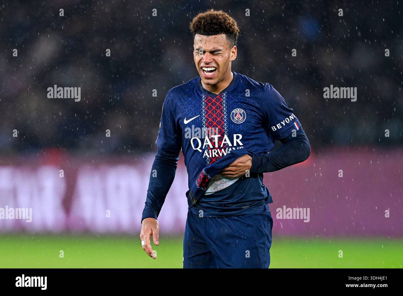 Desire Doue during the Ligue 1 football (soccer) match Paris Saint ...