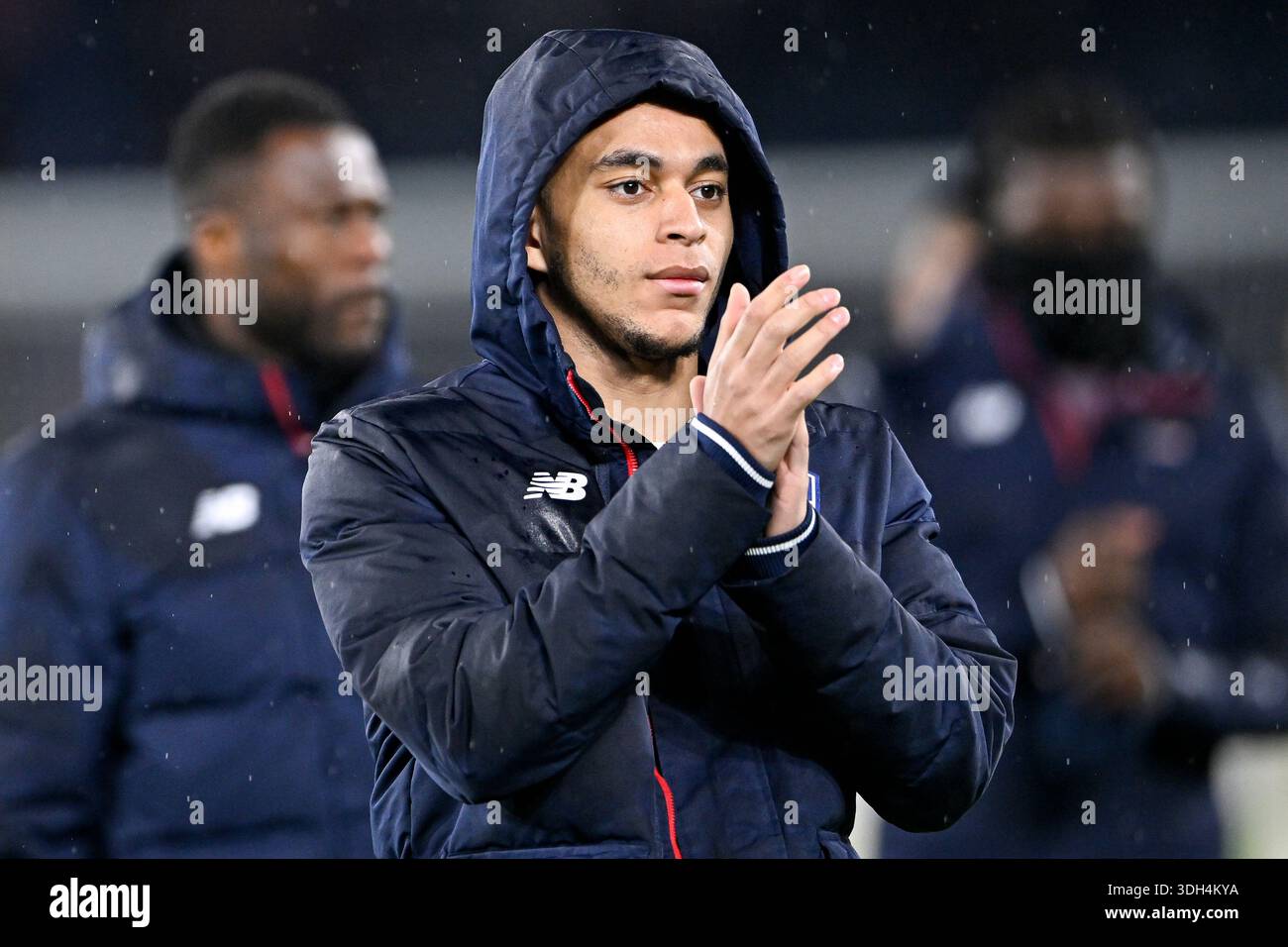 Ethan Mbappe during the Ligue 1 football (soccer) match Paris Saint ...