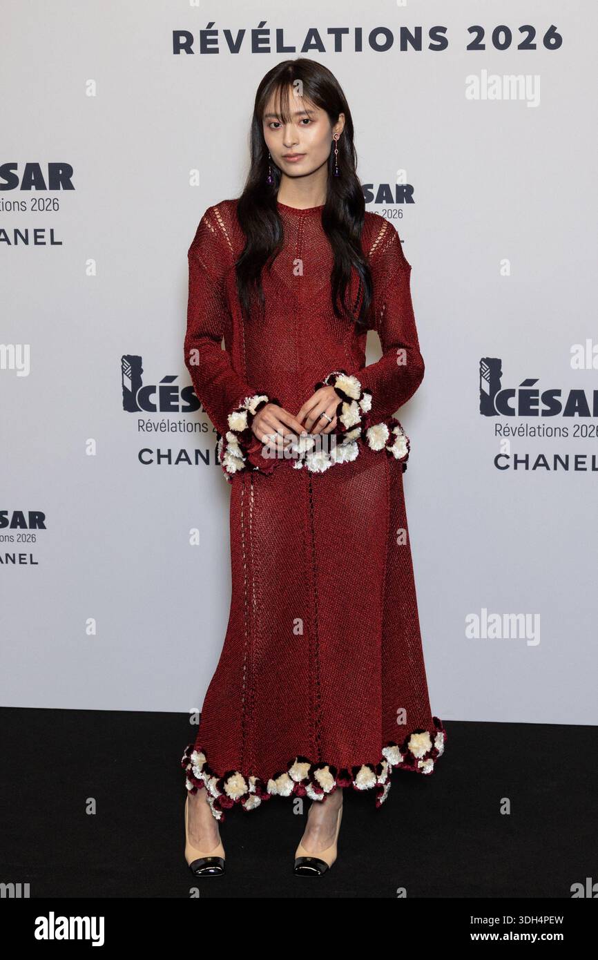 Paris, France. 19th Jan, 2026. Bella Kim attends the 'Cesar ...