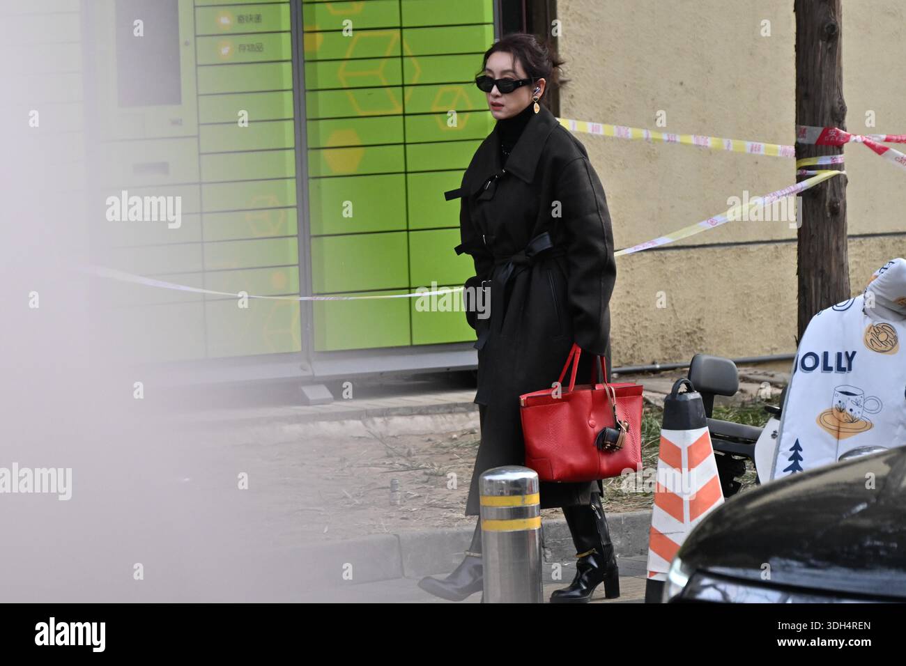 Chinese actress, screenwriter and singer Qin Hailu appears in Beijing ...