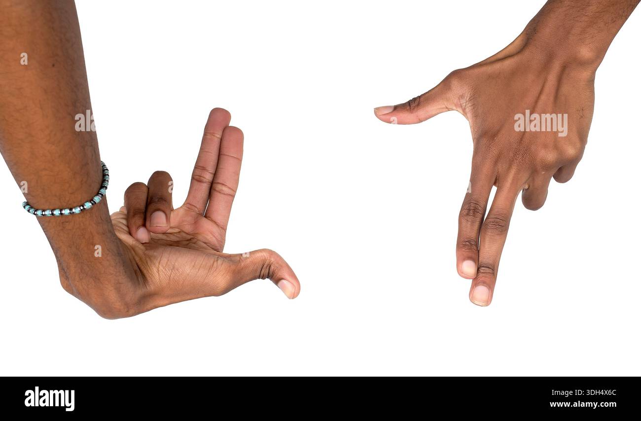 Black hands frame cropping hi-res stock photography and images - Alamy