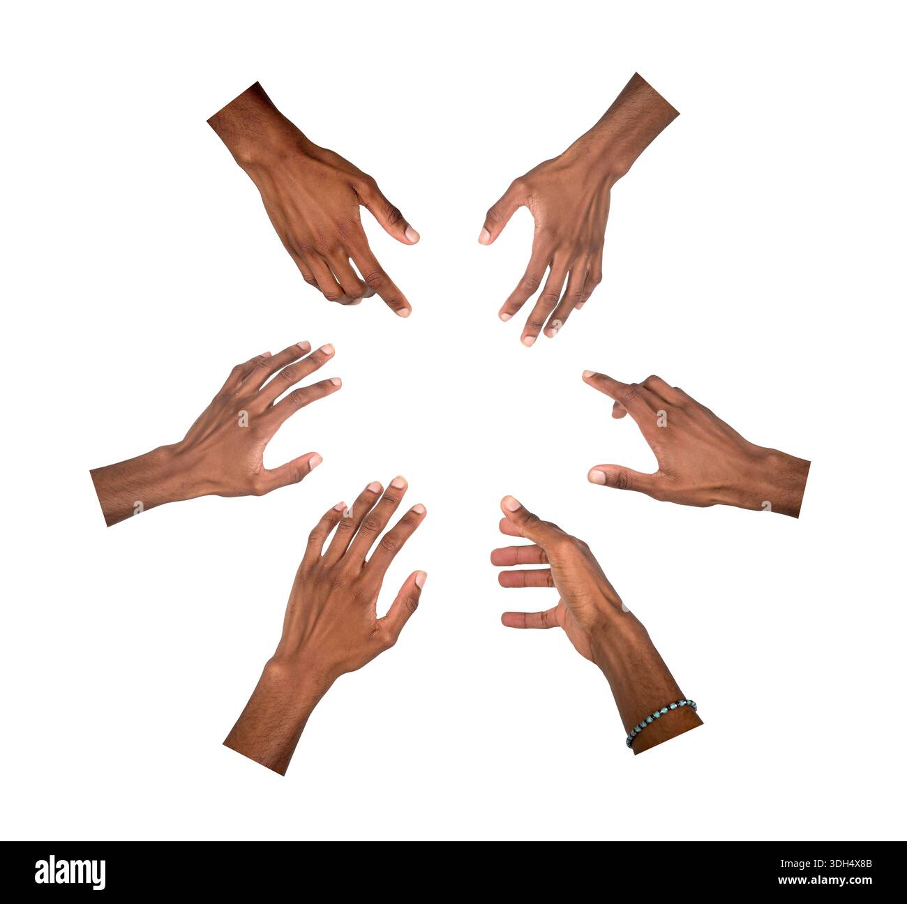 Open human hand reaching toward hi-res stock photography and images - Alamy