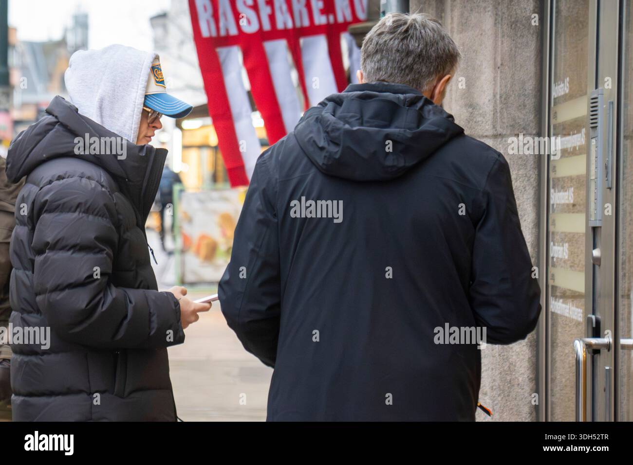 Oslo 20260119. Marius Borg Hoiby and lawyer Petar Sekulic on their way ...