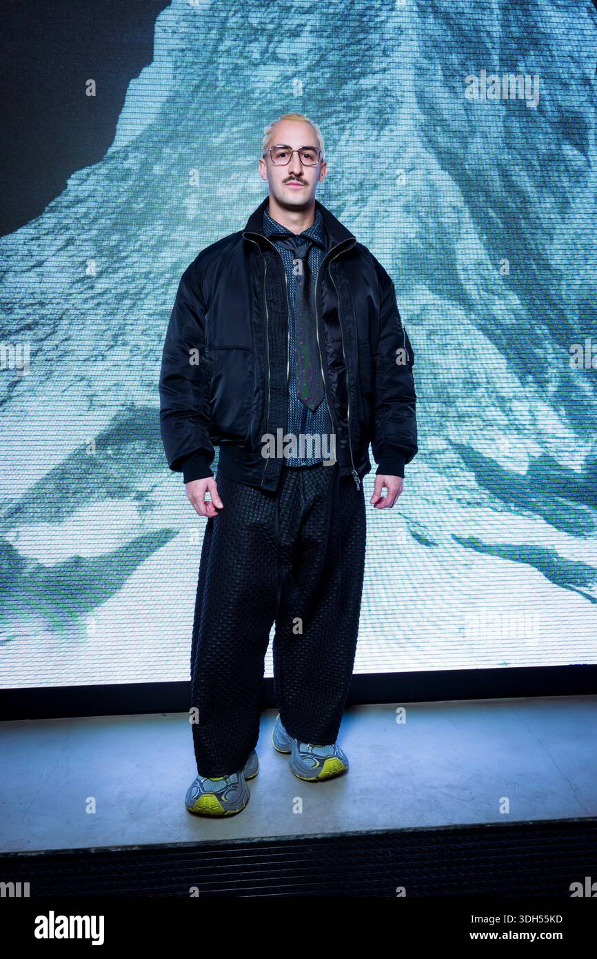 Andrea Colacicco Milan Fashion Week - Men F/W 2026-27 Ea7 Celebrates ...