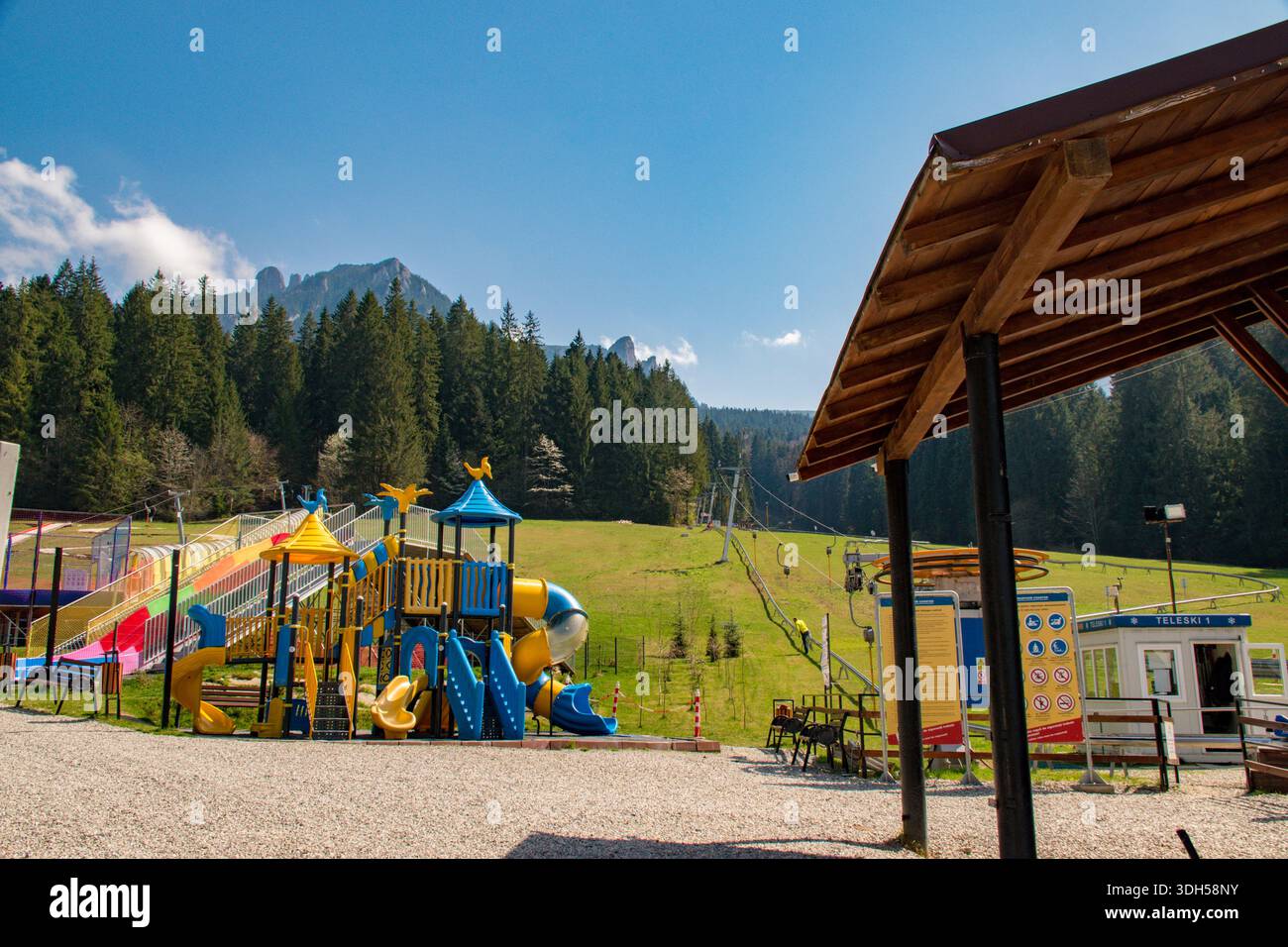 In the Durau resort, located at the foot of the Ceahlau massif, the ...