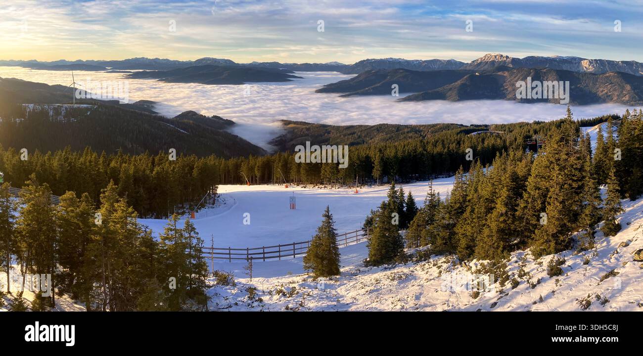 Stuhleck ski resort slope hi-res stock photography and images - Alamy