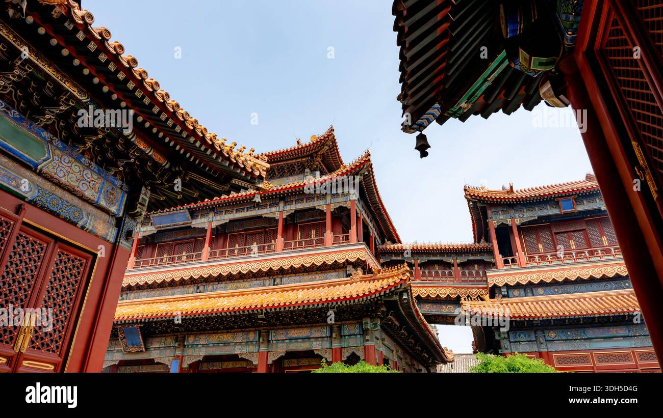 The Yonghegong Lama Temple in Beijing, China is a stunning example of ...