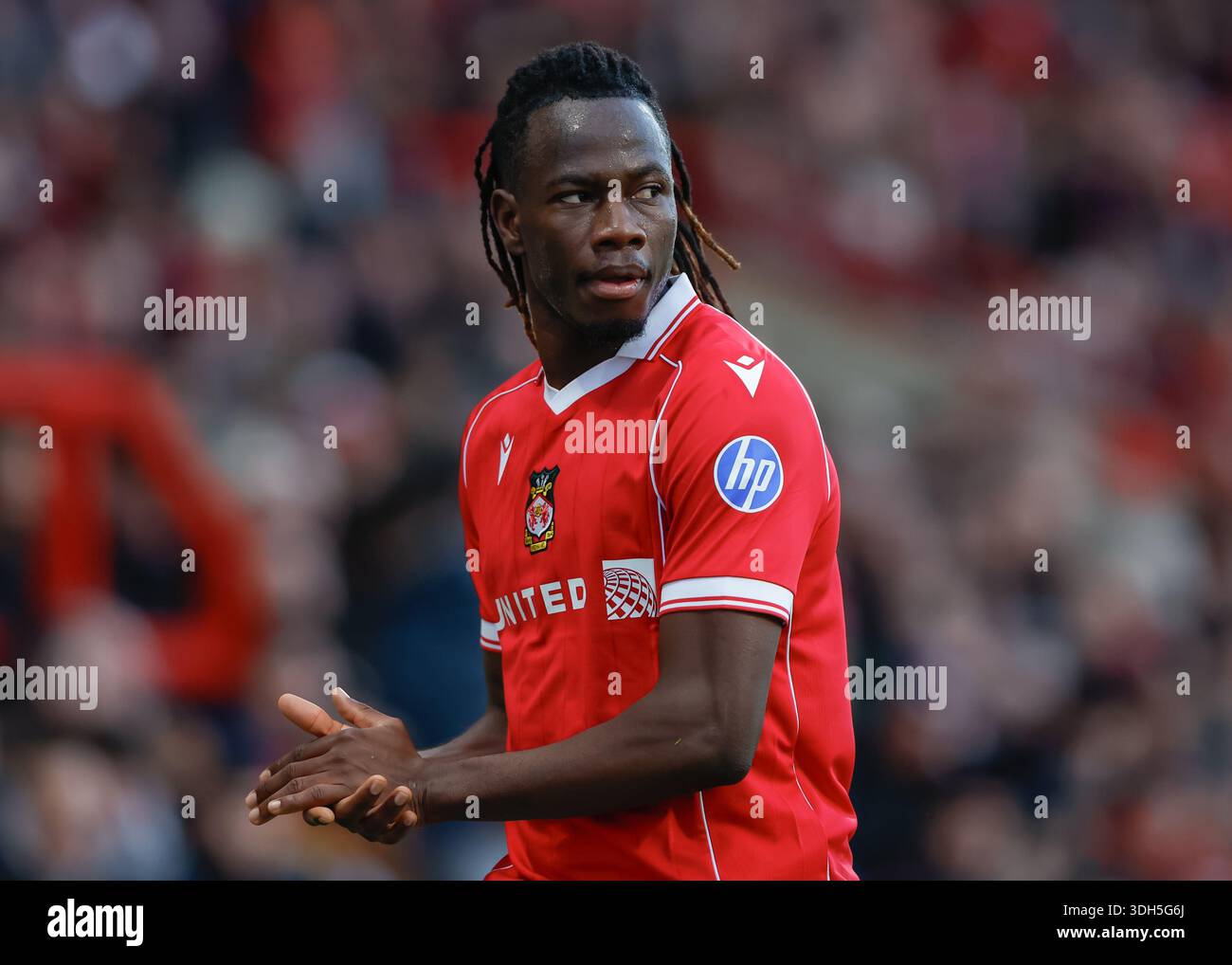 Wrexham’s Issa Kabore during the Sky Bet Championship match at SToK ...