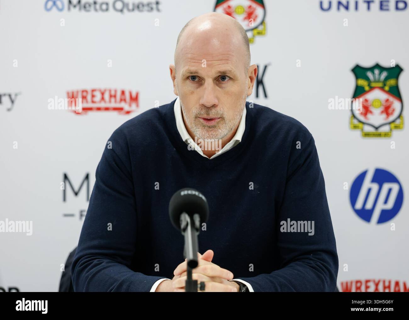 Norwich City head coach Philippe Clement speaks with the media at a ...