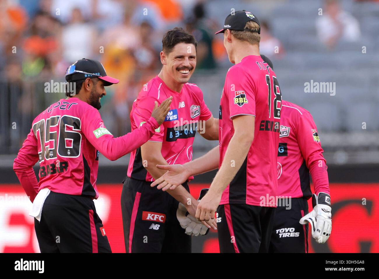 Perth, Australia. 20th Jan, 2026. Ben Dwarshuis of the Sixers is ...