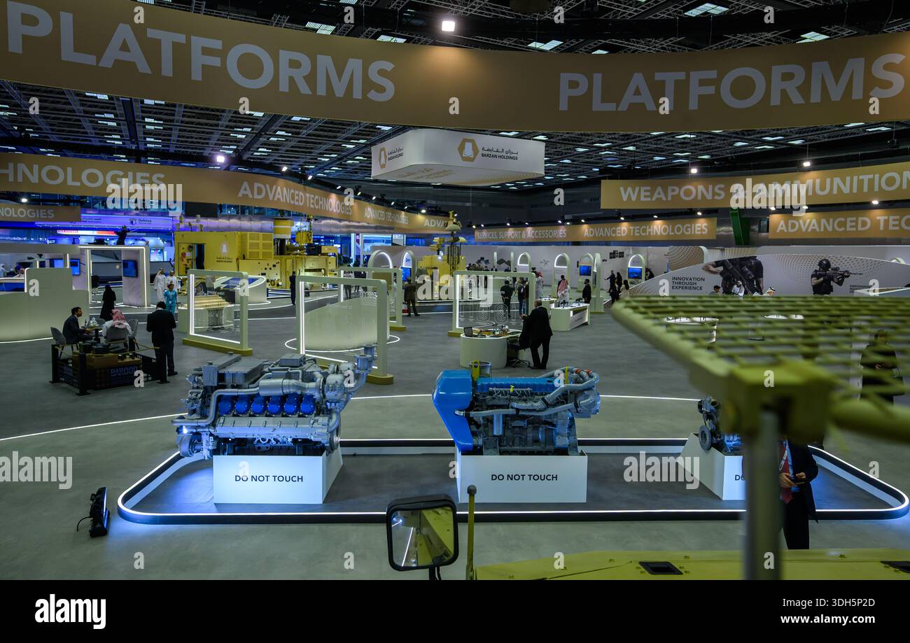 Doha, Qatar. 19th Jan, 2026. Attendees visit the the Doha International ...