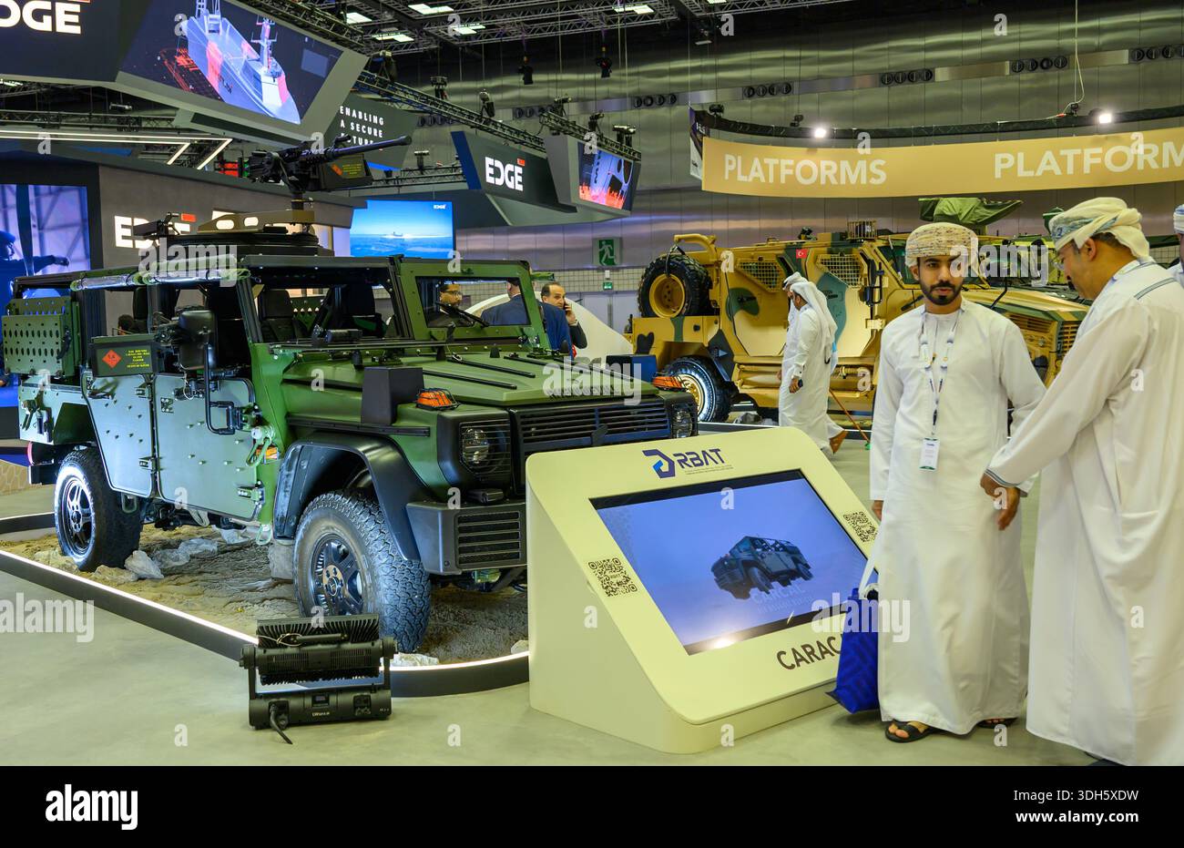 Doha, Qatar. 19th Jan, 2026. Attendees visit the the Doha International ...