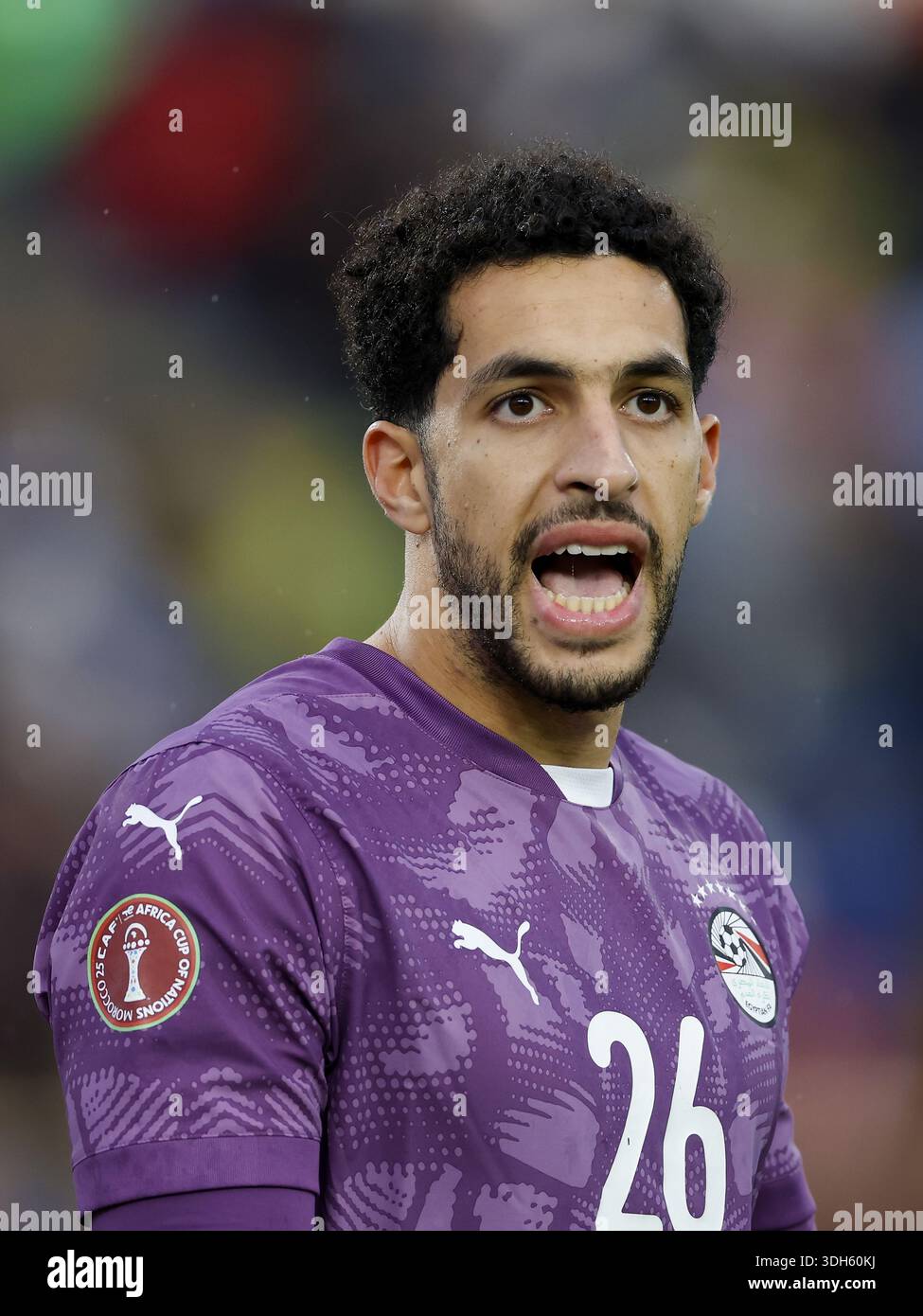 CASABLANCA - Egypt goalkeeper Mostafa Shobeir during the Africa Cup of ...