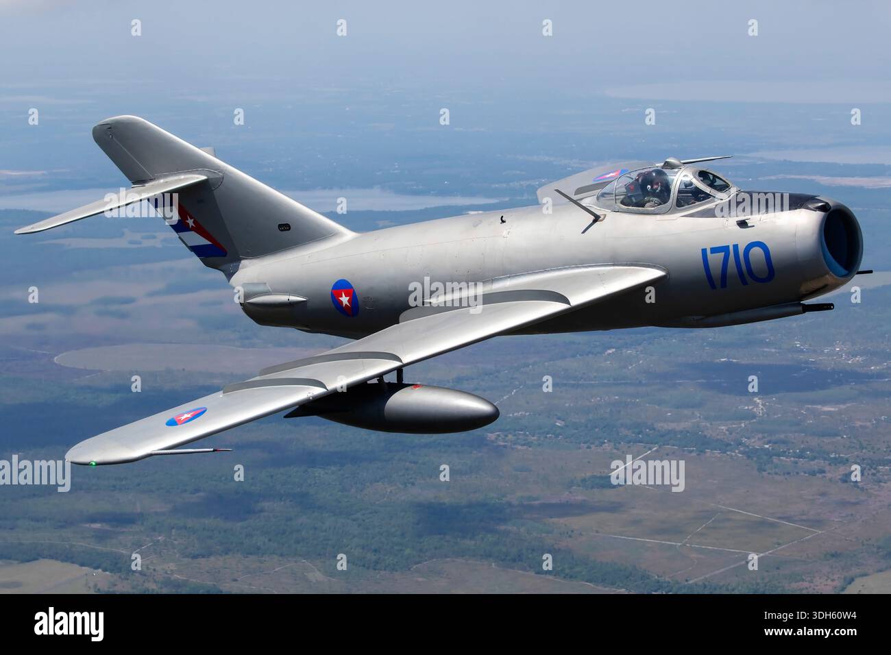 A PZL-Mielec Lim-5, corresponding to the Mikoyan-Gurevich MiG-17F, is ...
