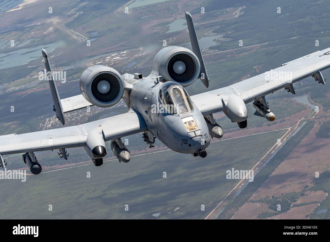 The Fairchild A-10 Thunderbolt II, registration 78-0702, serial number ...