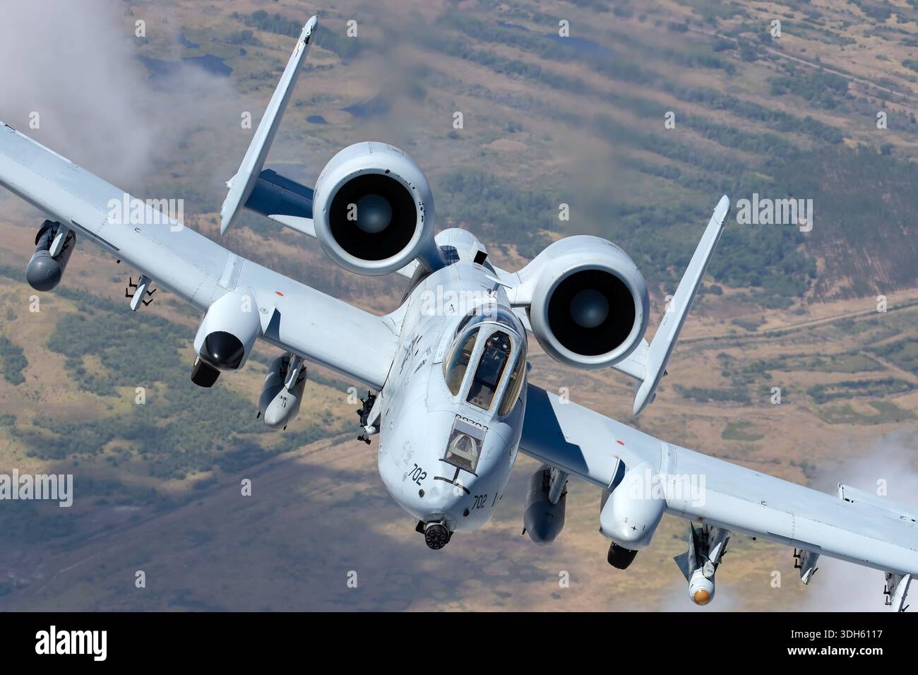 This image shows the Fairchild A-10 Thunderbolt II, registration 78 ...