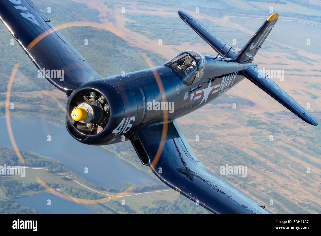 Vought F4U-4 Corsair registration N713JT serial number 9297 shown in ...