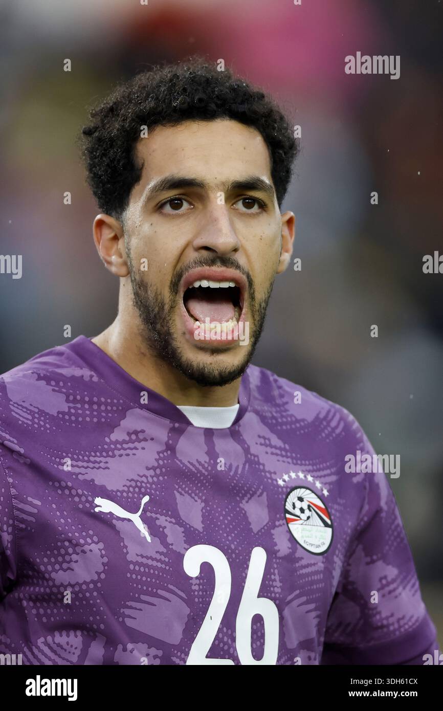 CASABLANCA - Egypt goalkeeper Mostafa Shobeir during the Africa Cup of ...
