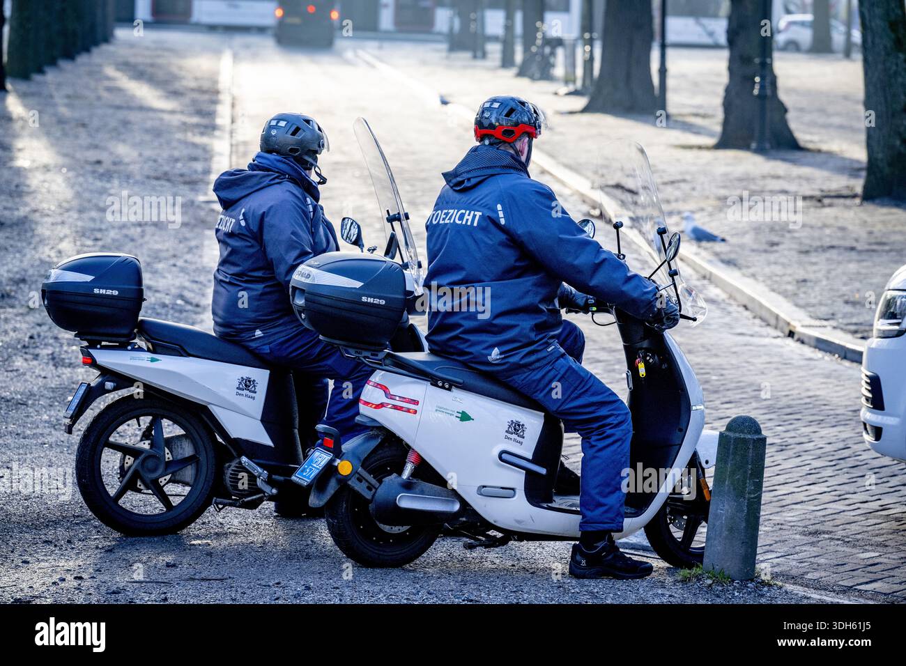 THE HAGUE - Monitoring the scooter. ROBIN UTRECHT /ANP netherlands out ...