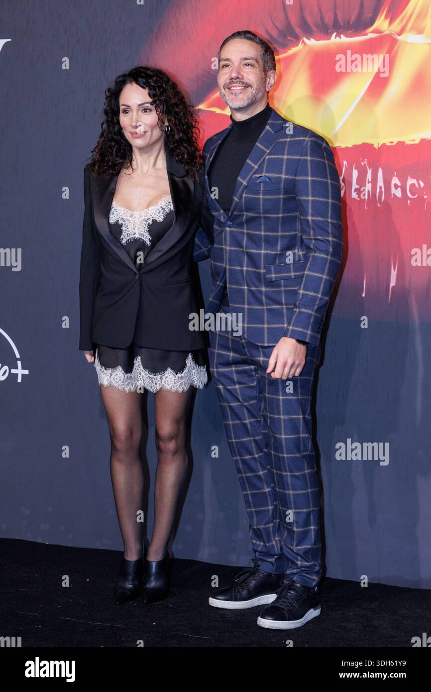 Rome, Italy. 19th Jan, 2026. Georgia Manci and Antonio Mezzancella attend the red carpet for the ...