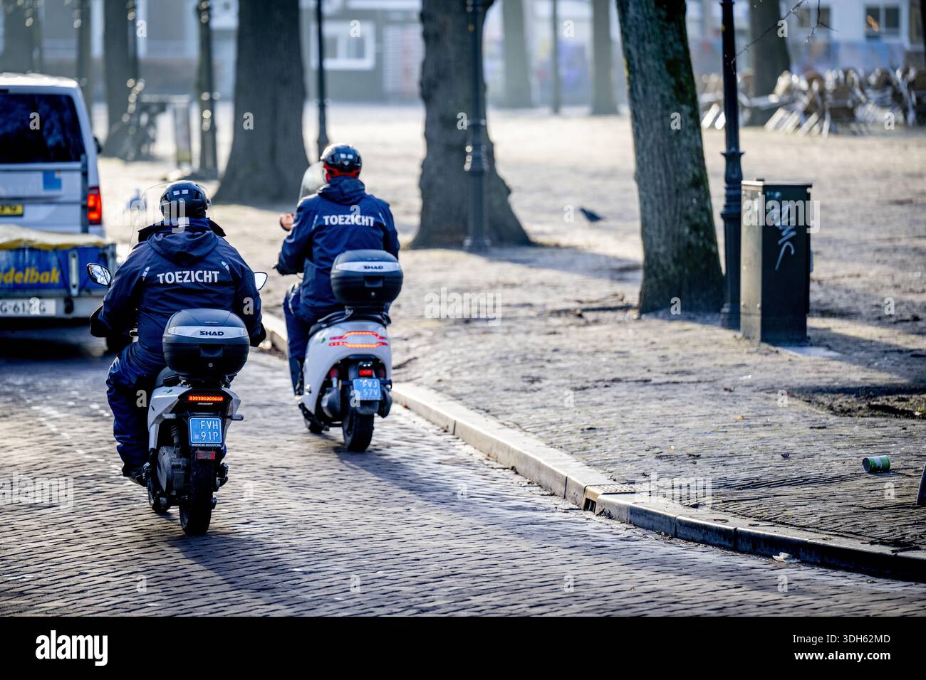 THE HAGUE - Monitoring the scooter. ROBIN UTRECHT /ANP netherlands out ...